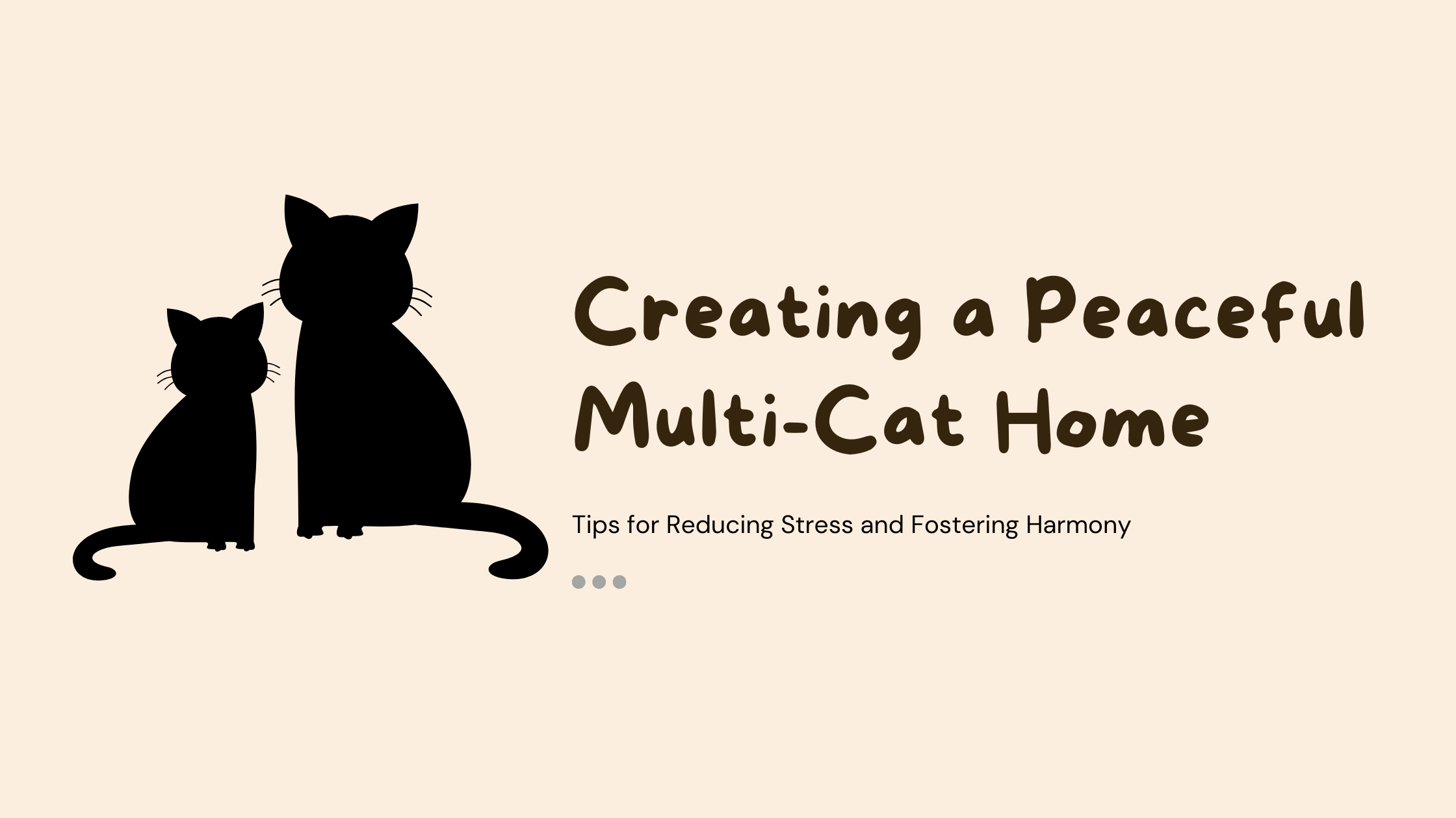 6 Expert-Approved Tips for Raising a Happy Multicat Household – Mori Cat